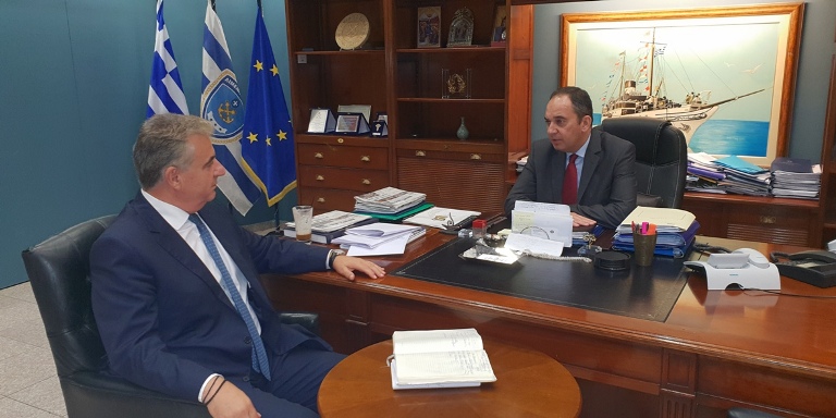 Συναντήσεις του Θανάση Καββαδά με τον Υπουργό Ναυτιλίας Ιωάννη ...