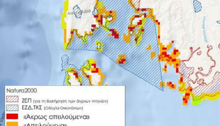 Ο χάρτης της Ποσειδωνίας στην θαλάσσια περιοχή του Ιονίου. Τι απειλεί ...
